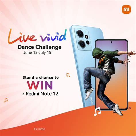Live Vividly With The Redmi Note 12 Series Join The Live Vivid Dance