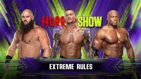 WWE 2K22 PS5 Braun Strowman Vs Randy Orton Vs Bobby Lashley