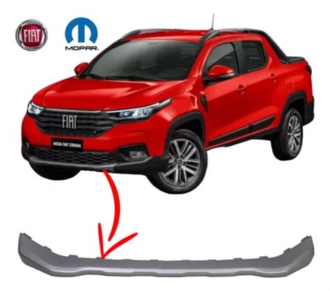 Moldura Inferior Parachoque Dianteiro Fiat Strada 2021 2022 Frete grátis