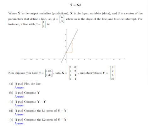 Yxβ Where Y Is The Output Variables Predictions