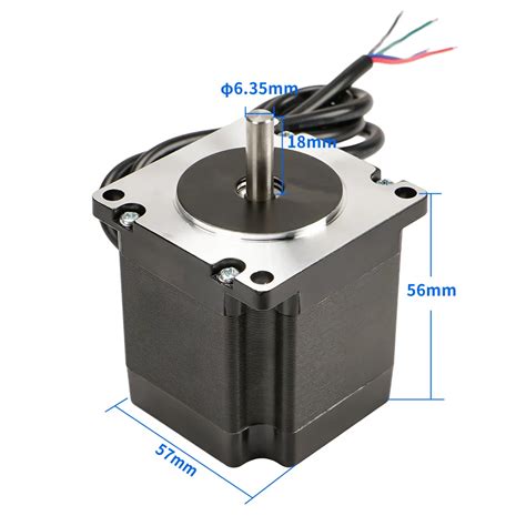 High Performance Nema23 56mm Stepper Engine Kit With Tb6600 Driver 9 42v Controller And 6 35mm