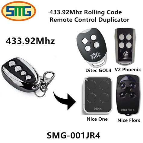 Remote Contol Duplicate V2 Phoenix Ditec GOL4 Nice Flors Nice One