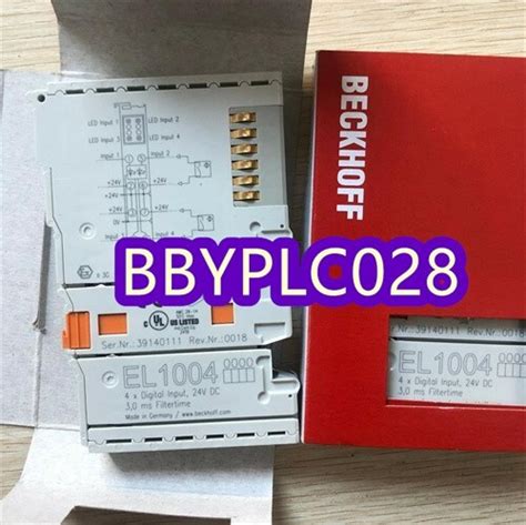 New In Box Beckhoff El1004 Digital Input Terminal El1004 Ebay