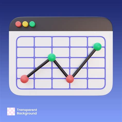 Premium Psd 3d Graph Line