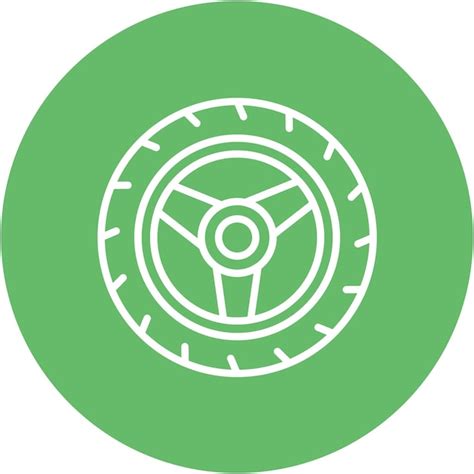 Premium Vector Wheel Vector Illustration Style