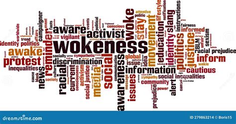 Wokeness Word Cloud Stock Vector Illustration Of Racial 279863214