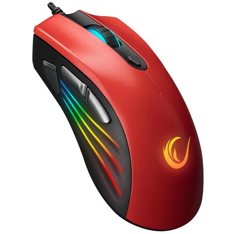 Rampage Smx R33 Limbo Makrolu Siyah Kırmızı 6400dpi Rgb Ledli Gaming