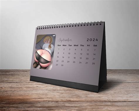 Booty Calendar Desk Calendar Anime Calendar Erotic Calendar Anime Girl Poster