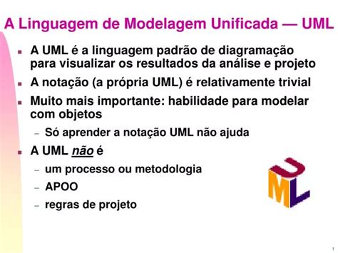 Ppt A Linguagem De Modelagem Unificada Uml Powerpoint Presentation Id