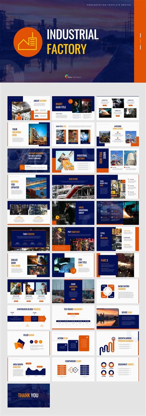 Industrial Factory Theme Ppt Template Slidemembers Business Plan Presentation Powerpoint