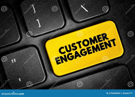 Customer Engagement The Emotional Connection Between A Customer And A Brand Text Concept