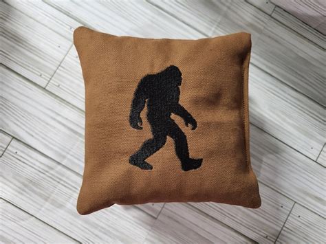 Bigfoot Cornhole Bags Yeti Silhouette Game Bags Cryptid Corn Hole