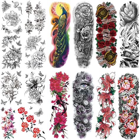 Flower Sleeve Tattoos