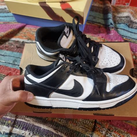 2020 Nike Dunk Low Pandas In Great Condition Selling Depop