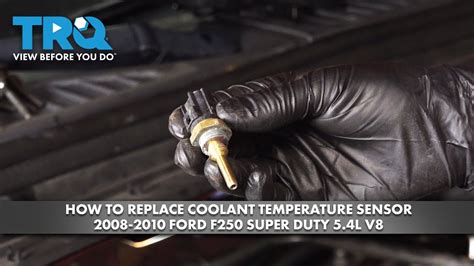 How To Replace Coolant Temperature Sensor Ford F Super Duty L V A Auto