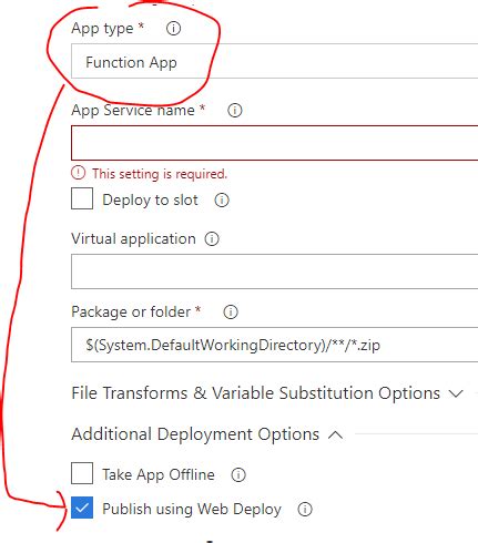 Function App Deployment Should Default To Webdeploy Issue 6759