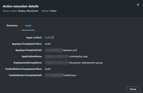 Amazon Web Services Codedeploy Bluegreen Ecs Fargate Error Invalid Arn Syntax Stack Overflow