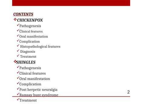 Solution Chickenpox And Shingles Studypool