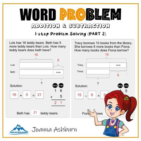Addition And Subtraction Comparison Bar Model Word Problems Worksheets And Video Word Problems
