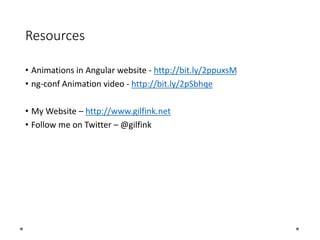 Demystifying Angular Animations PPT
