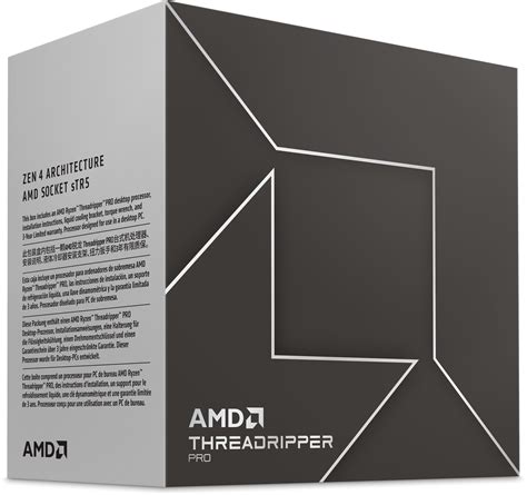 Amd 100 100000884wof Ryzen Threadripper Pro 7995wx 510ghz 96 Core Zen 4 Socket Sp6 Desktop Cpu