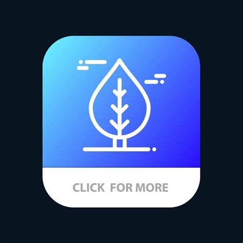 Leaf Canada Plant Mobile App Button Android And Ios Line Version 19108603 Vector Art At Vecteezy