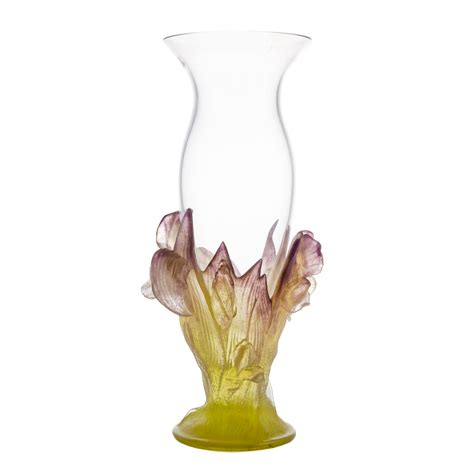 Daum France Pate De Verre Vase Barnebys
