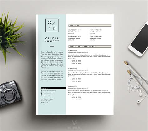 Cv Template Minimalist