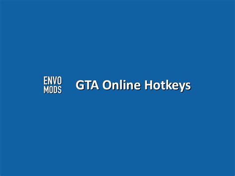 [ahk] Gta Online Hotkeys Gta5