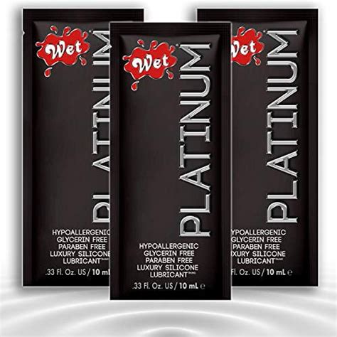 Wet Platinum Silicone Based Sex Lube Premium Personal Luxury Lubricant For Men Women Couples