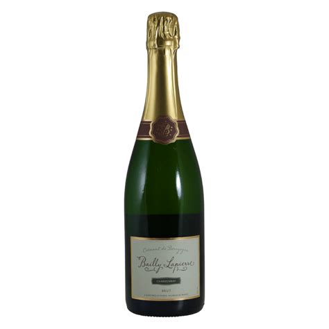 Crémant de Bourgogne blanc de blancs chardonnay brut Bailley Lapierre