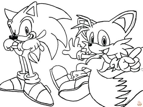 Dibujos Para Colorear De Sonic Y Sus Amigos Para Imprimir Para Fans