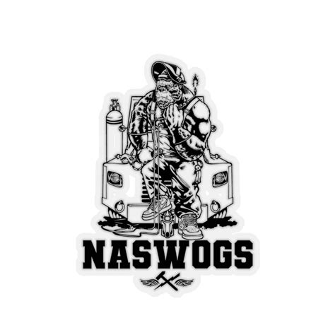 B W Naswogs Sticker Etsy