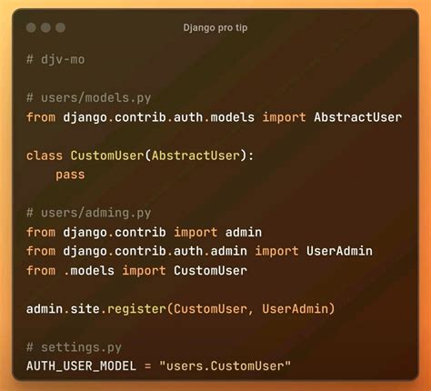 M Arbab Python Developer On Linkedin Django Pro Tips Python Django When Kicking Off A New