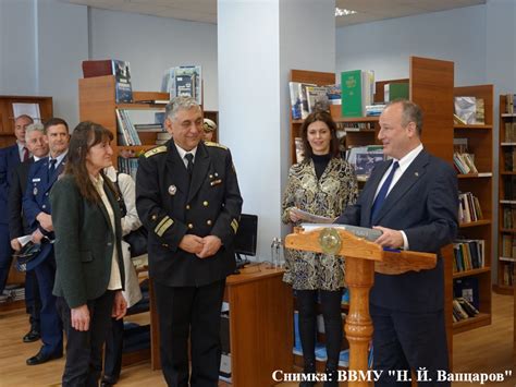 Н Пр Ерик Рубин посети Морско училище Maritime Global