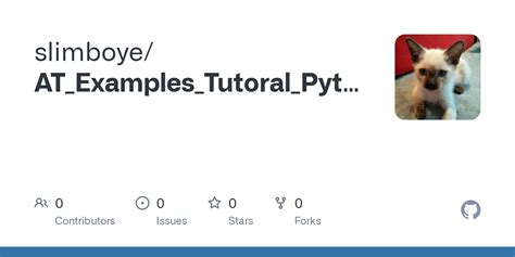 GitHub Slimboye AT Examples Tutoral Python