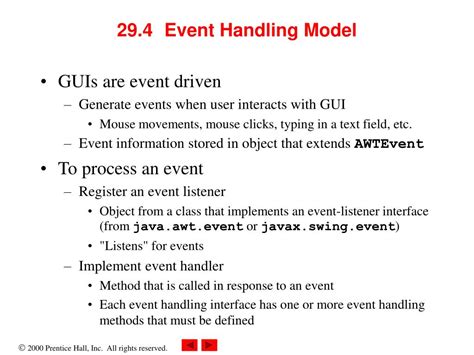 PPT Chapter 29 Java Graphical User Interface Components PowerPoint