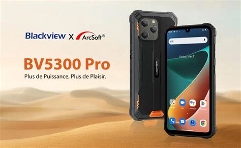Blackview BV5300 Pro Téléphone Portable Incassable 4G 6.1" 7Go+64Go ...