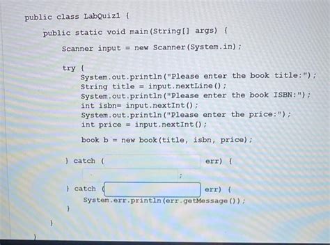 Solved Read The Following Code And Fill In The Blanks The