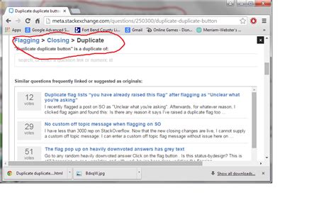 Duplicate Duplicate Button Meta Stack Exchange