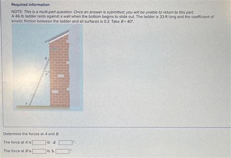 solved the angular acceleration of the ladder is 0 465