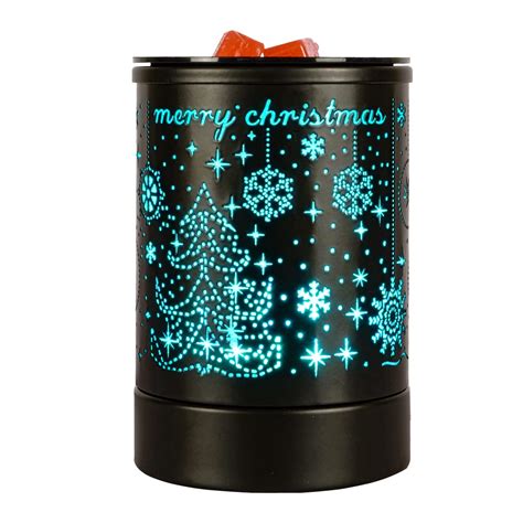 Enaroma Black Christmas Wax Warmer Electric Wax Melter And Tart Burner