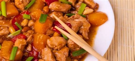 Курица по китайски рецепты с овощами лапшой рисом ананасами и