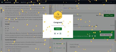 Problemsolving Hackerrank Goldbadge Achievementunlocked Charitha V