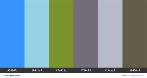 ui web mobile design colors palette colorswall