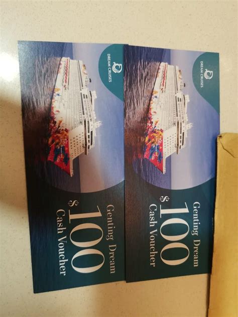 Genting Dream Cruise Cash Voucher Tickets And Vouchers Vouchers On