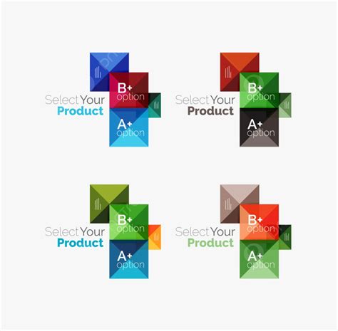 Navigation Interface Vector Art Png Set Of Abstract Square Interface Menu Navigation Button