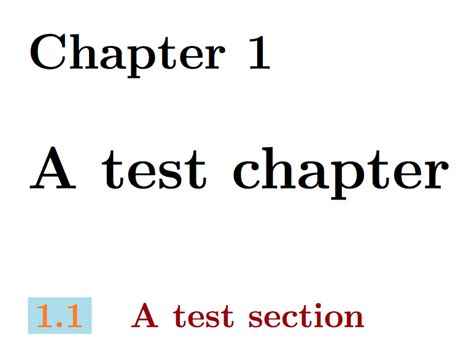 Sectioning How To Color Section Number And Section Name With Different Colors Tex Latex