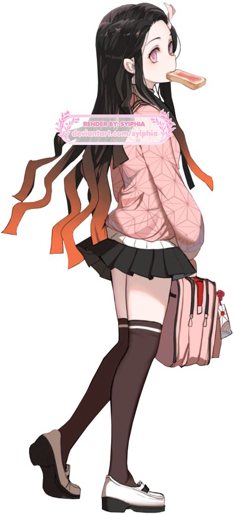 [render] Nezuko Kamado By Syiphia On Deviantart
