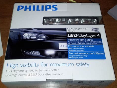 ДХО Philips Led DayLight 4 — Geely MK, 1,5 л, 2012 года | электроника ...